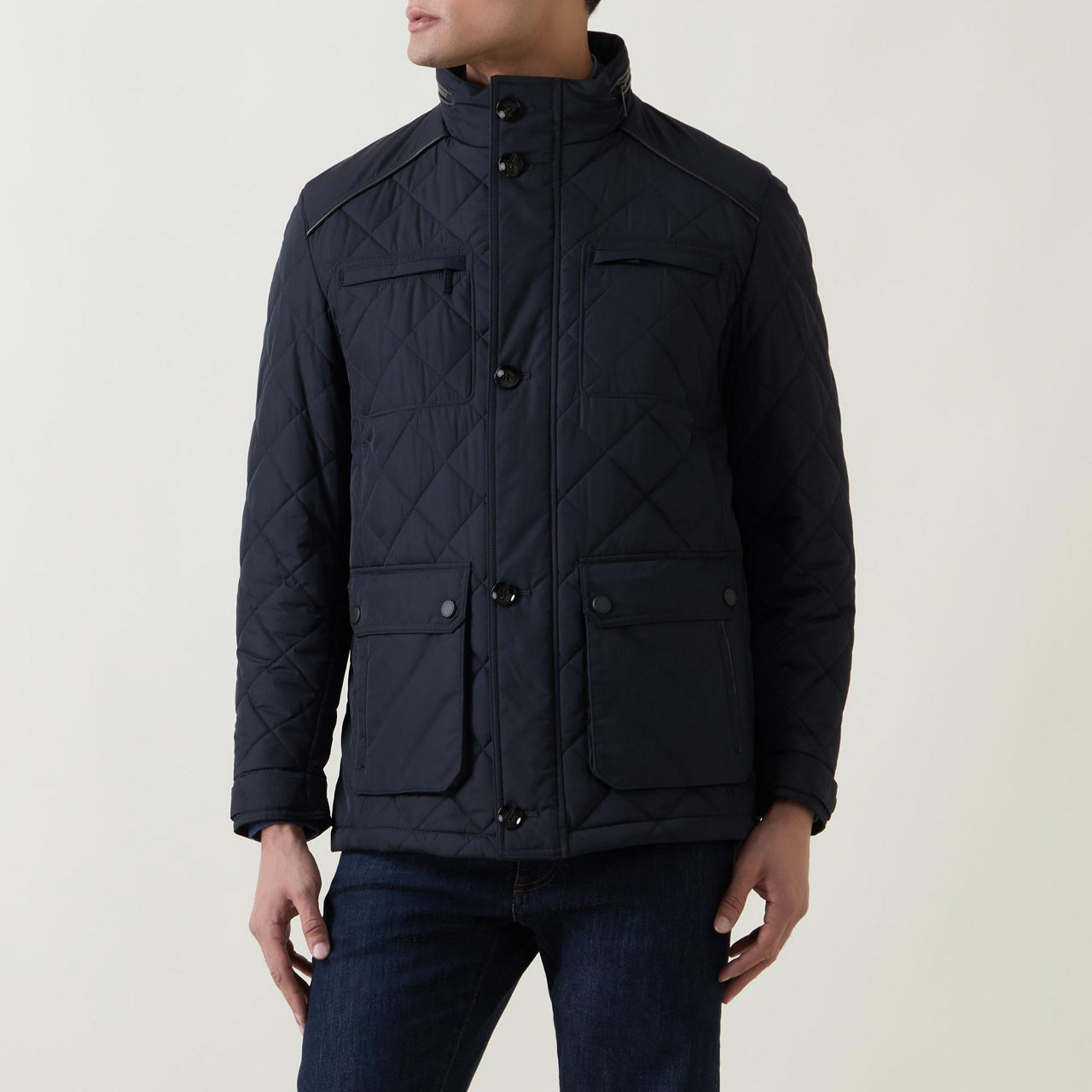 Four-Pocket Quilted Jacket