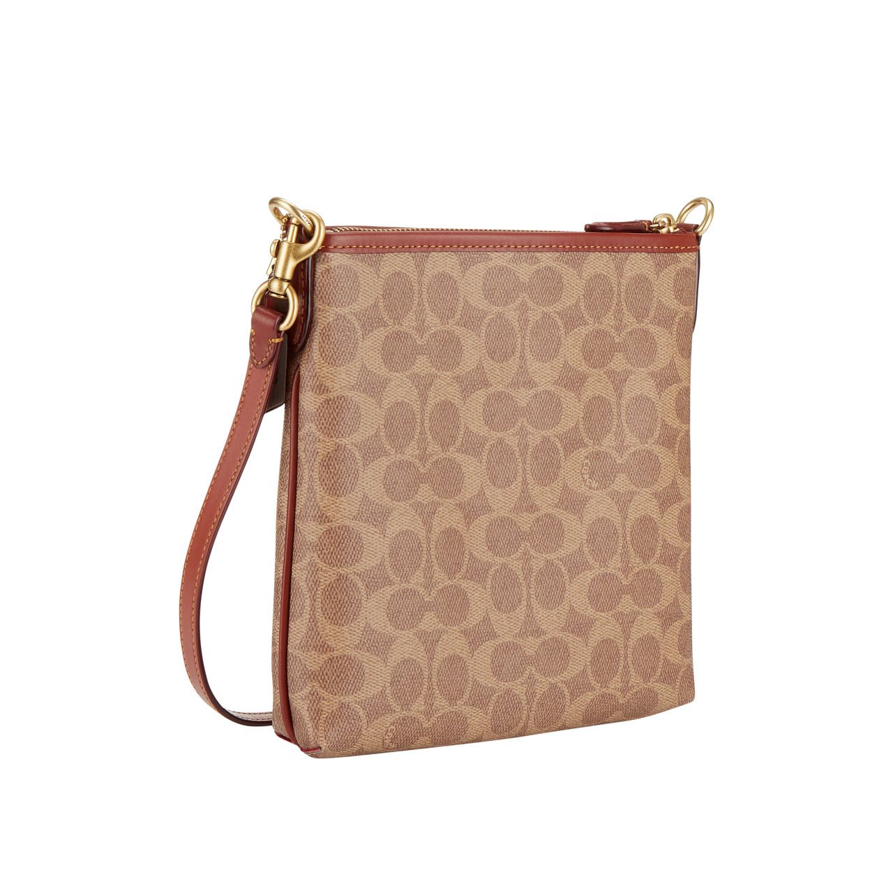 COACH Kitt Logo Zip Crossbody Bag