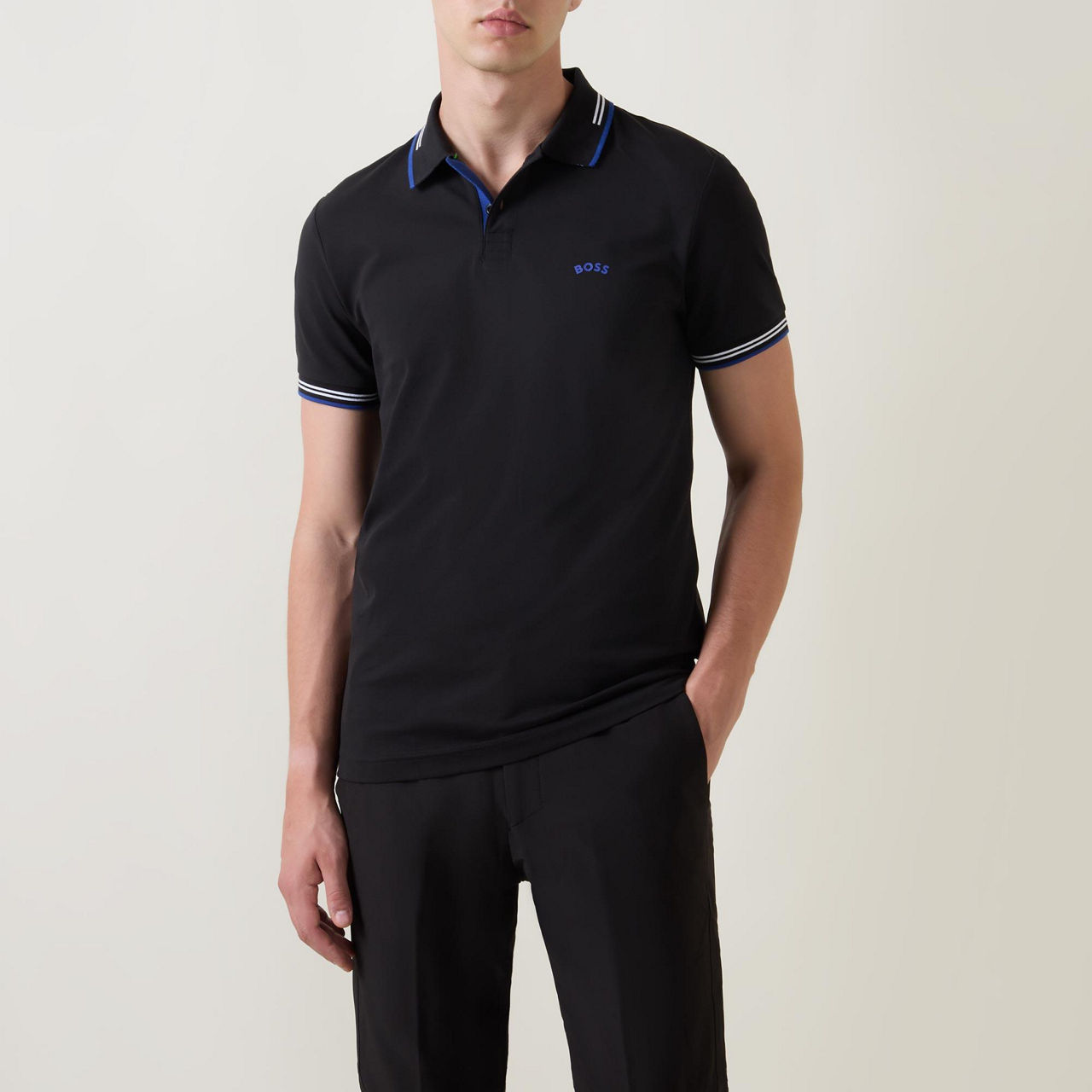 Paul Curved Logo Polo Shirt