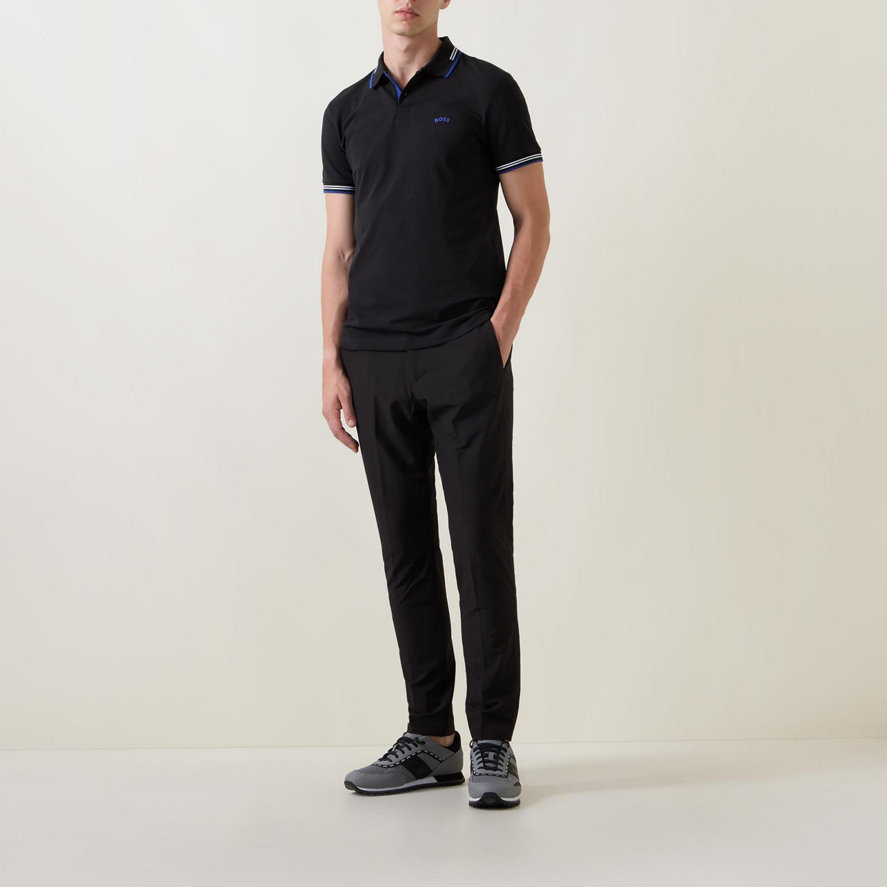Paul Curved Logo Polo Shirt