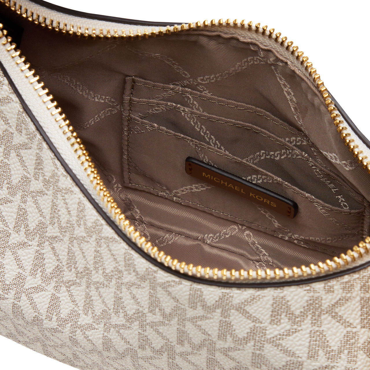 MICHAEL MICHAEL KORS Piper Small Monogram Motif Pouchette Shoulder Bag