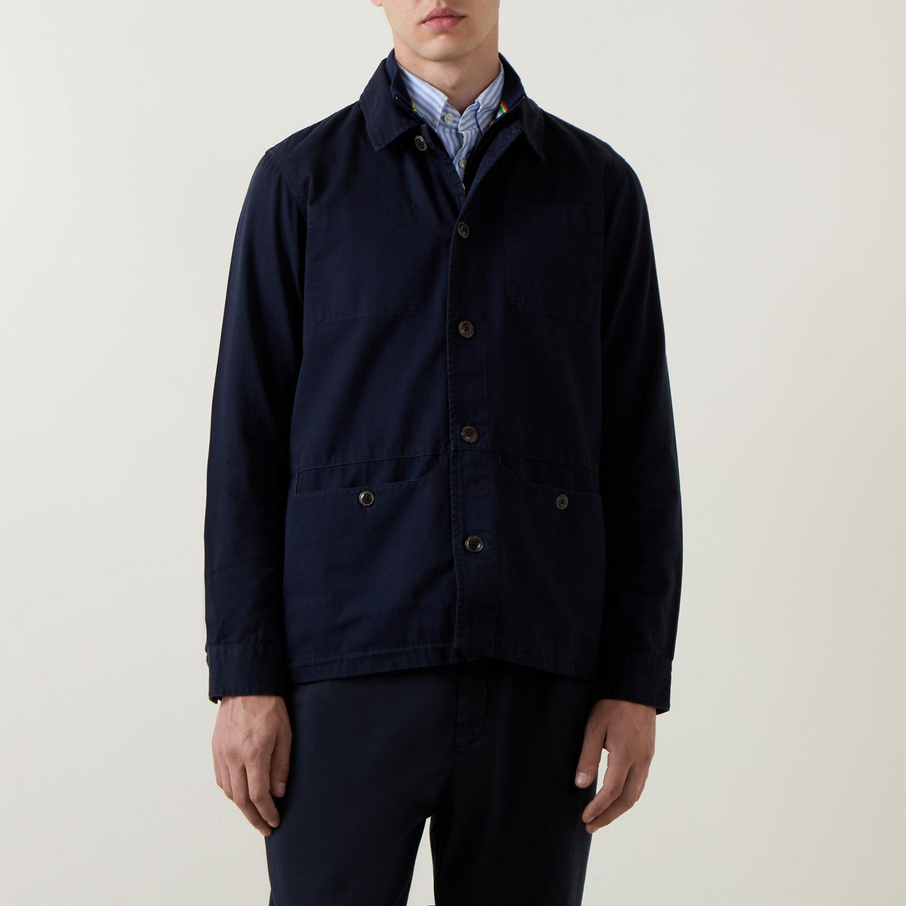 Dene Button-Up Overshirt