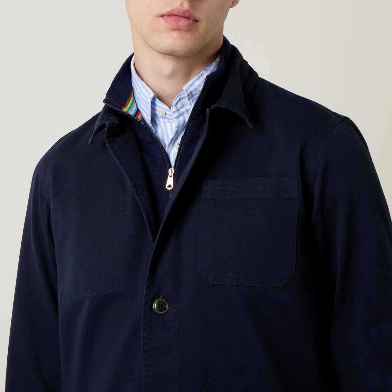 Dene Button-Up Overshirt