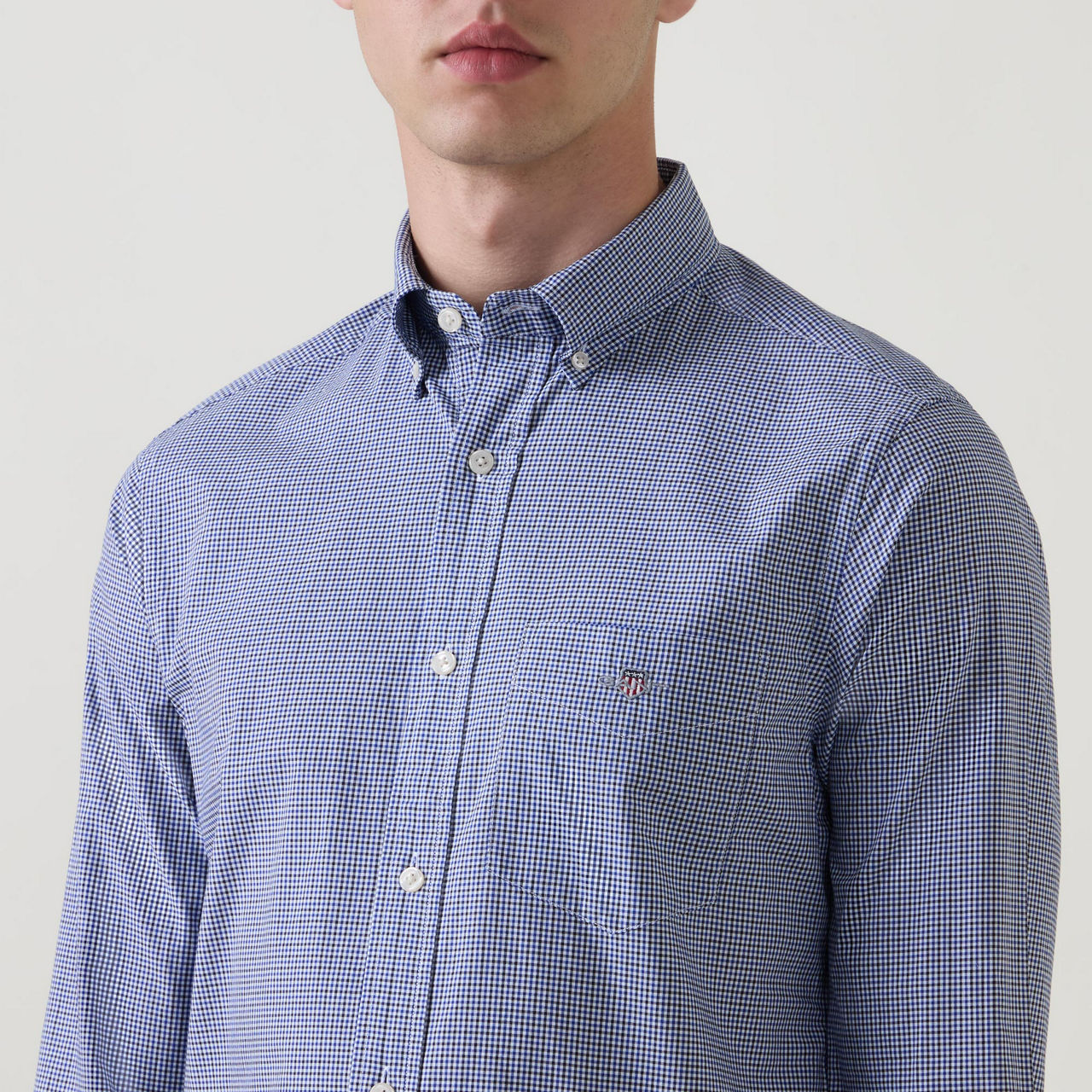 Poplin Micro Check Shirt