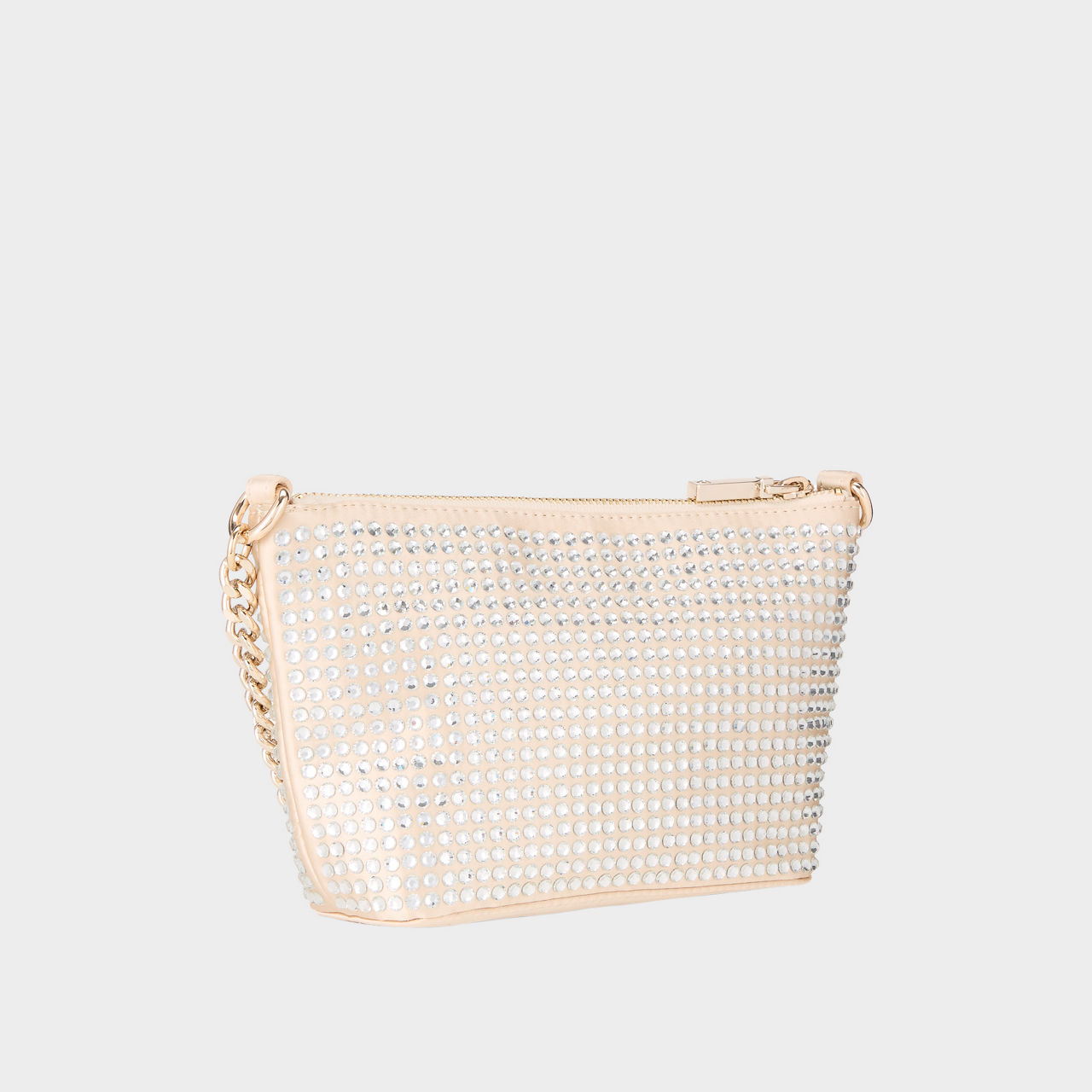 Gilded Glamour Rhinestone Mini Shoulder Bag