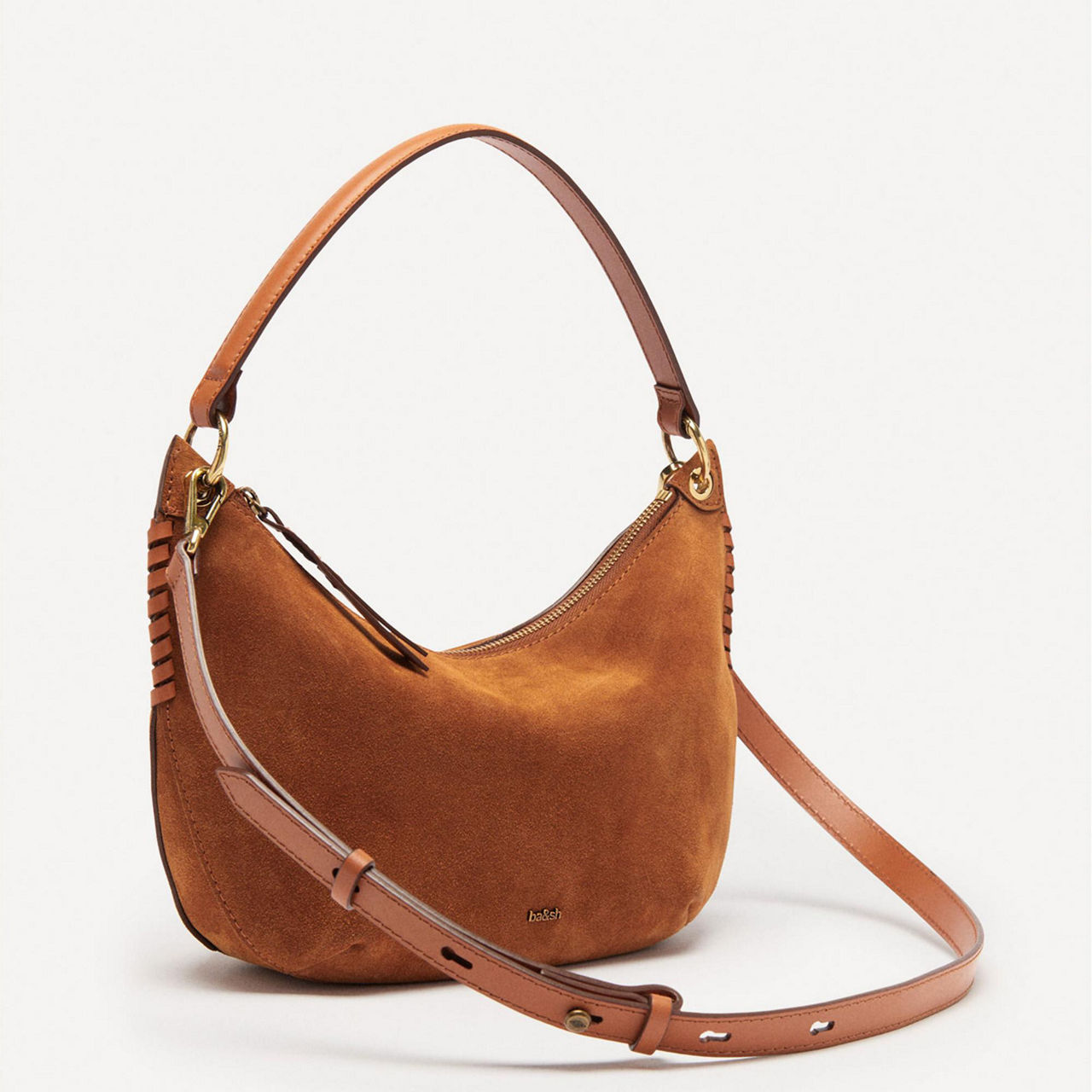 BA&SH Suede Swing Bag