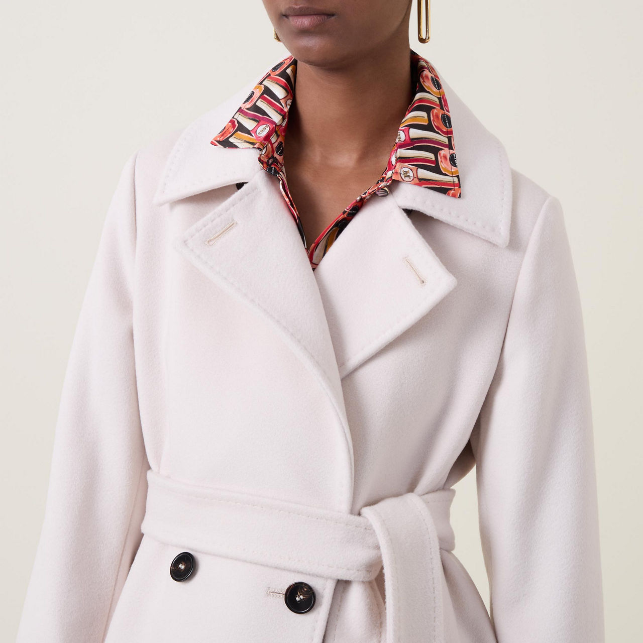 MAX MARA STUDIO Bcollag Double-Breasted Coat