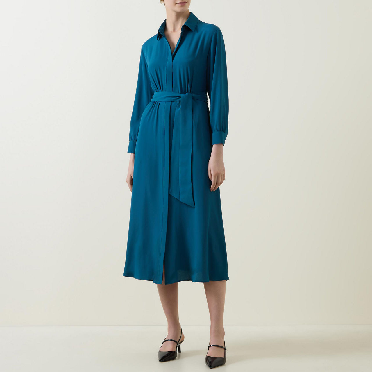 WEEKEND MAX MARA Mida Midi Shirt Dress