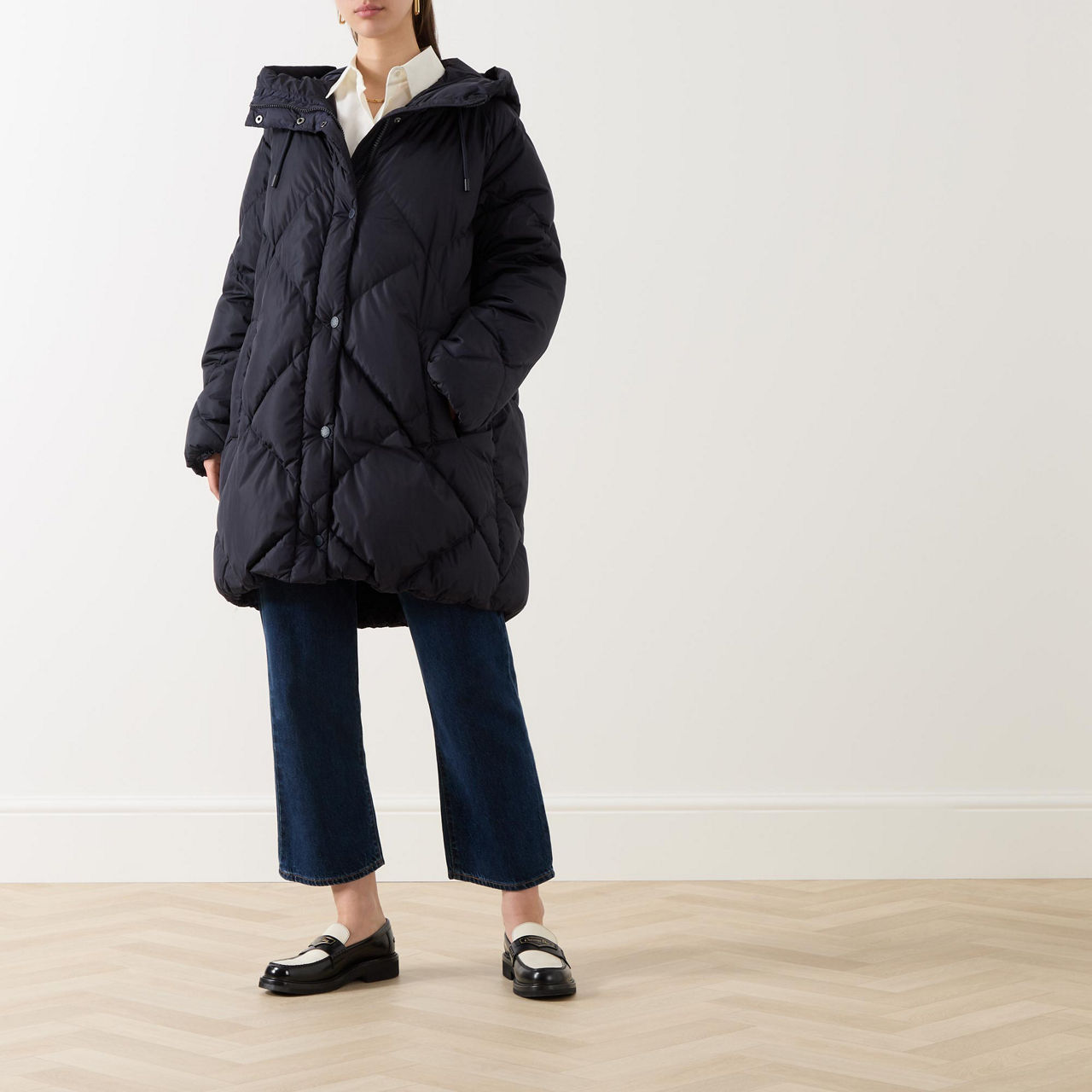WEEKEND MAX MARA Calerno Quilted Hood Coat