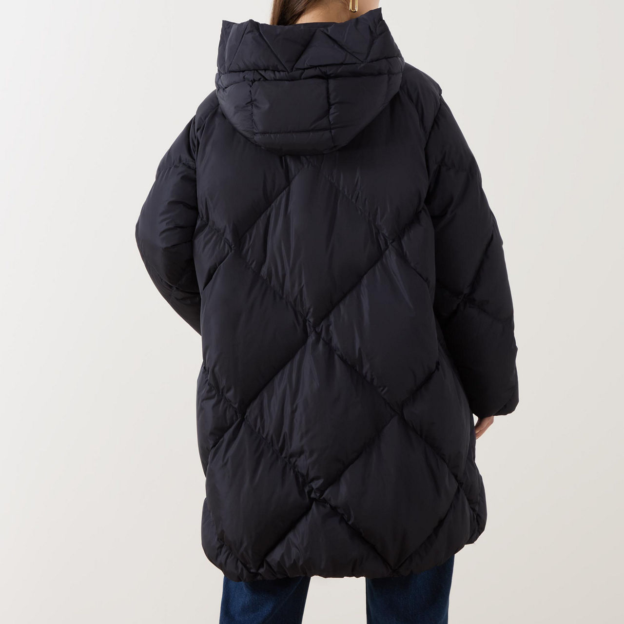 WEEKEND MAX MARA Calerno Quilted Hood Coat
