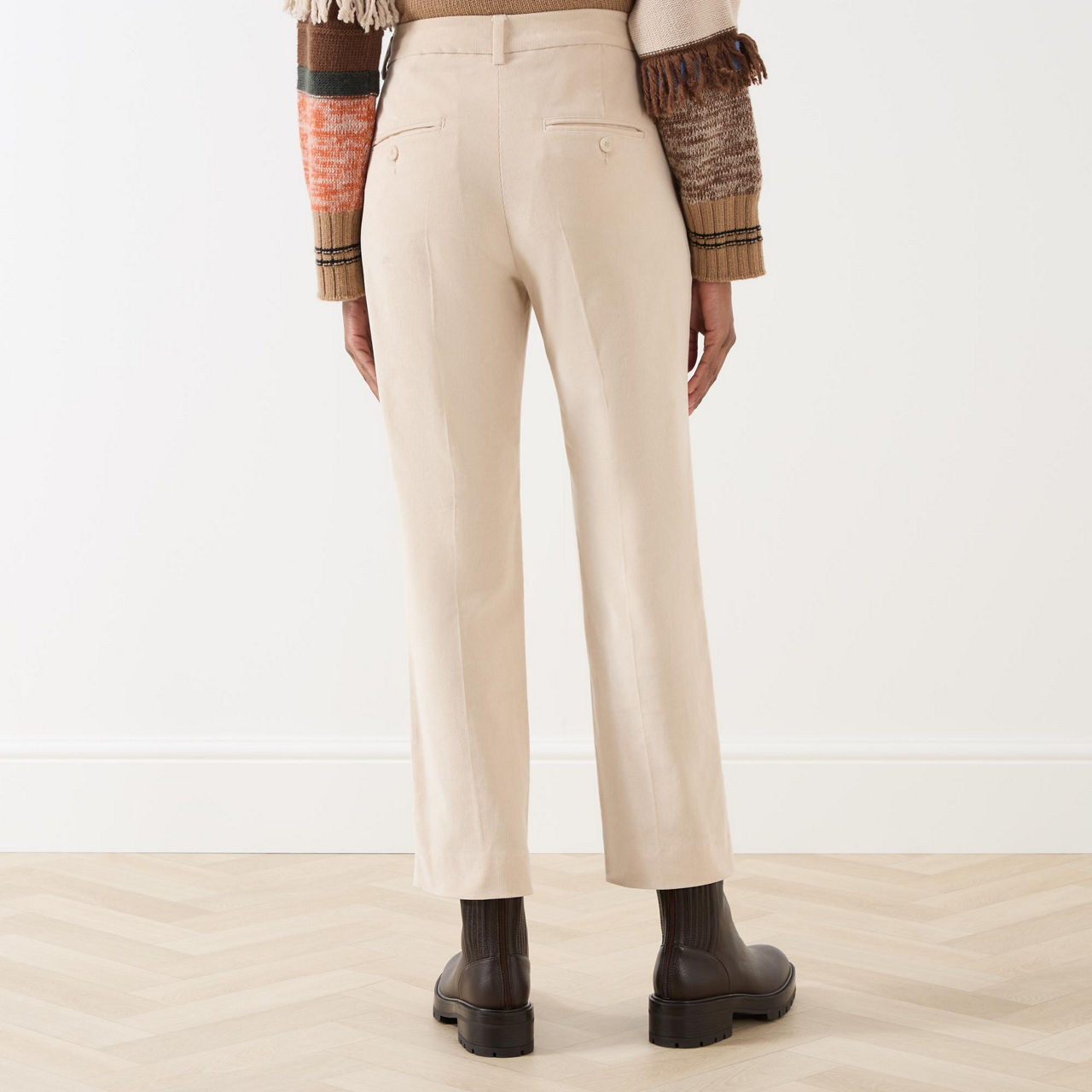 Marruca High-Rise Slim Leg Trousers