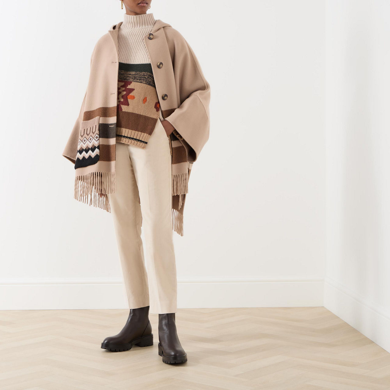 Marruca High-Rise Slim Leg Trousers