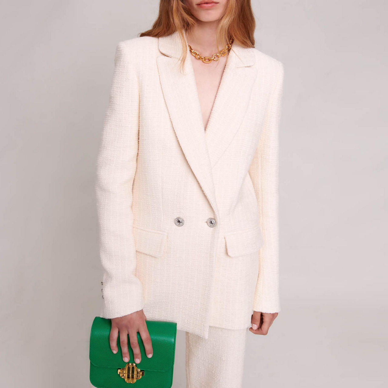 MAJE Vileno Tweed Blazer