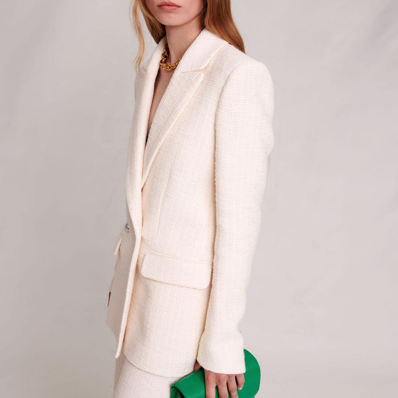MAJE Vileno Tweed Blazer