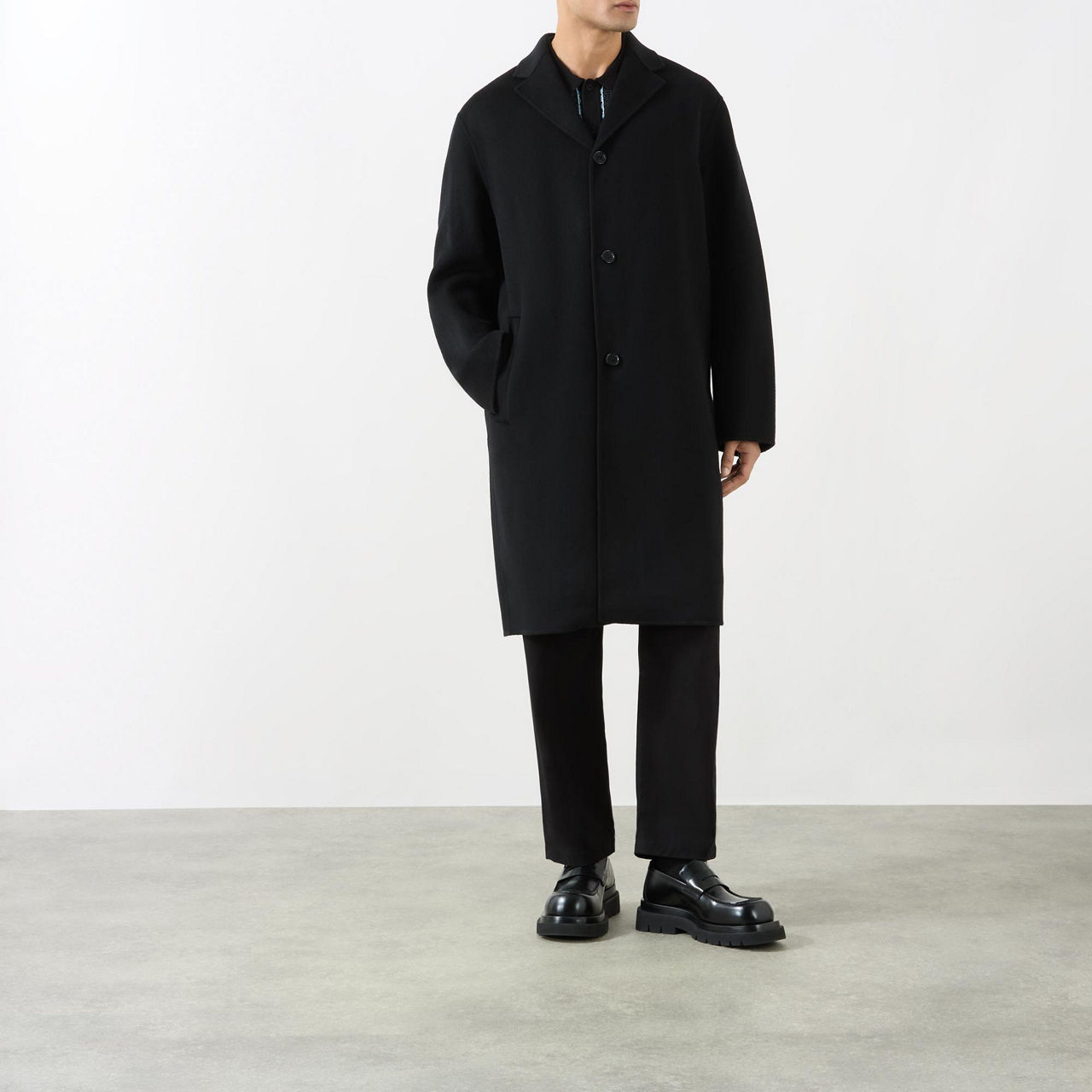 ACNE STUDIOS Single-Breasted Wool Overcoat