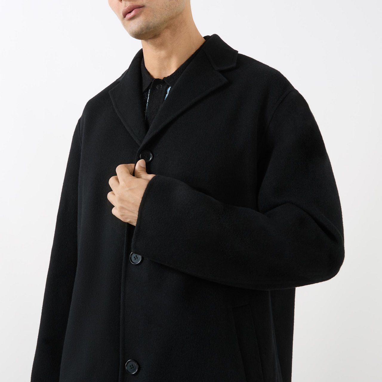 ACNE STUDIOS Single-Breasted Wool Overcoat