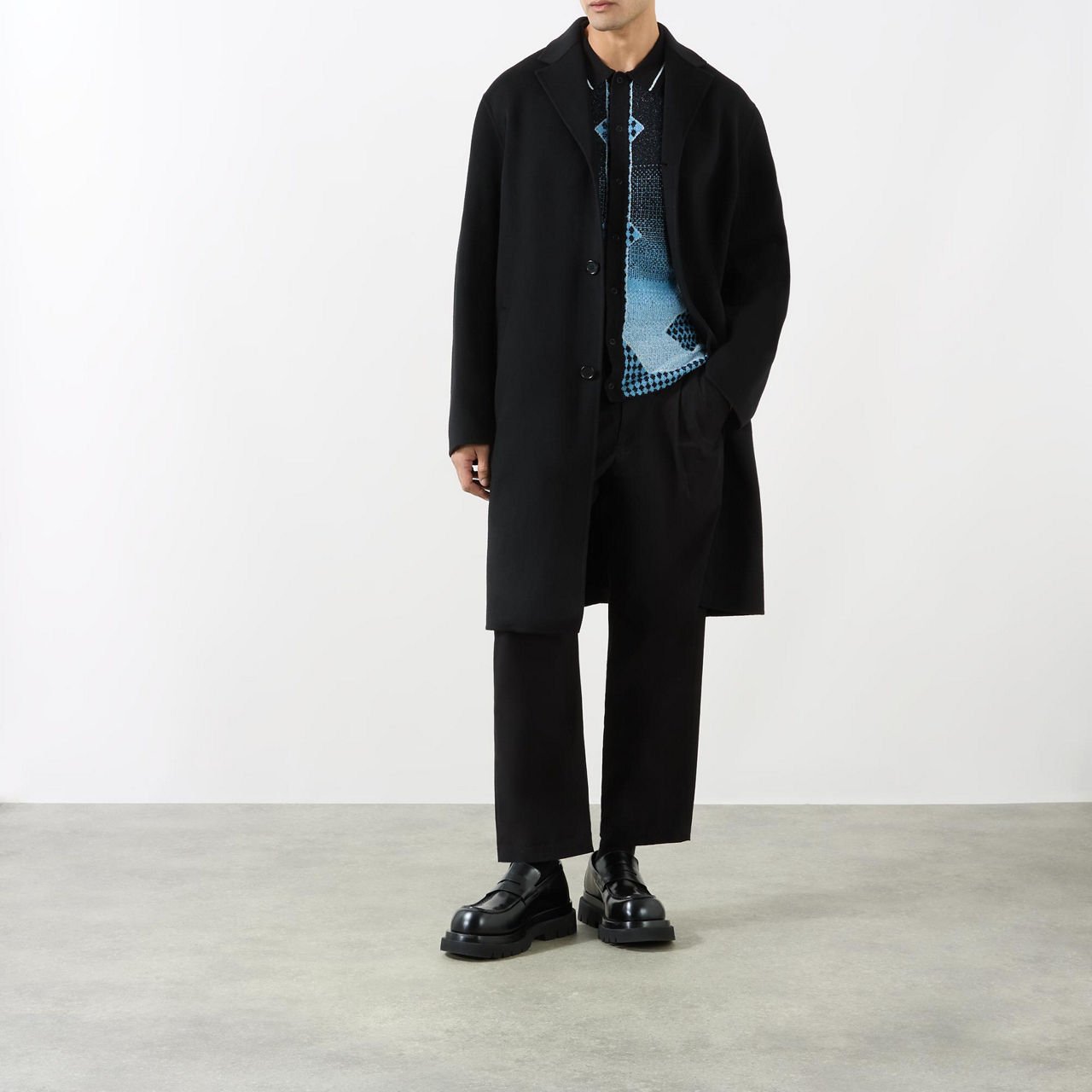 ACNE STUDIOS Single-Breasted Wool Overcoat