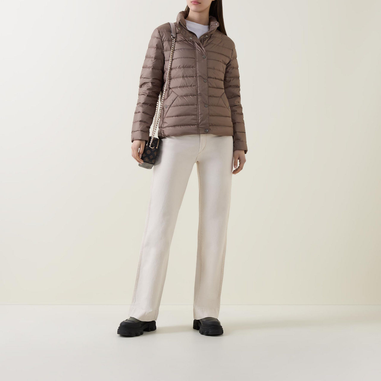 High Neck Light Padded Jacket