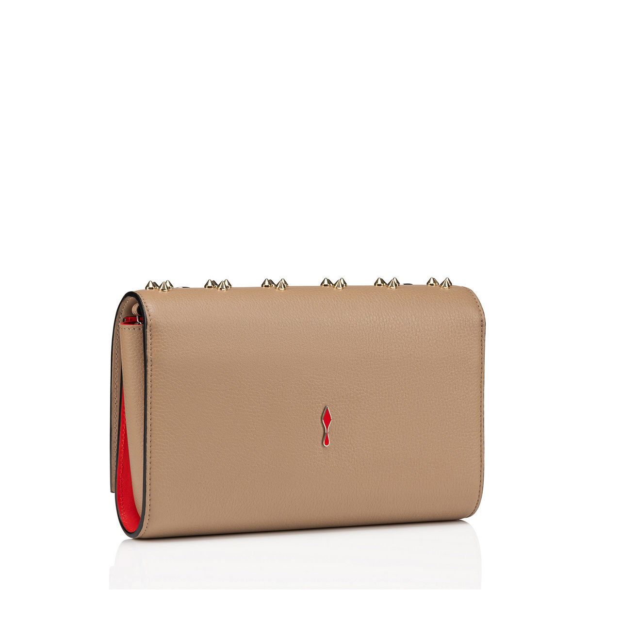 CHRISTIAN LOUBOUTIN Paloma Empire Spikes Leather Clutch