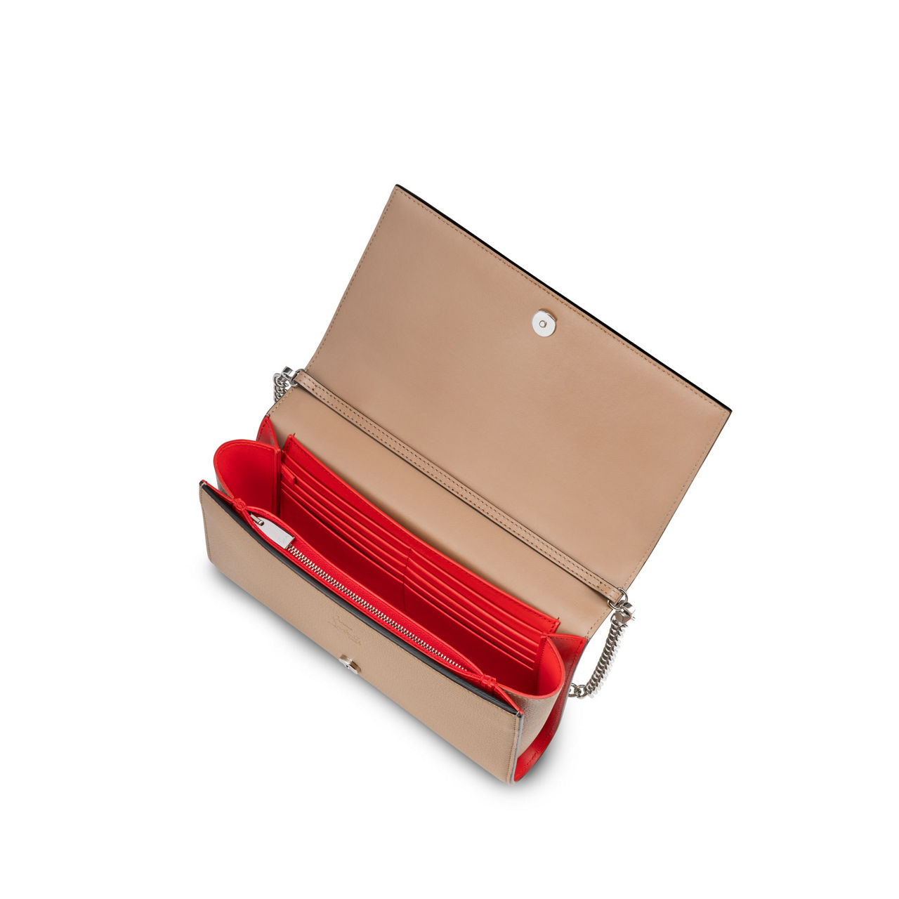 CHRISTIAN LOUBOUTIN Paloma Empire Spikes Leather Clutch