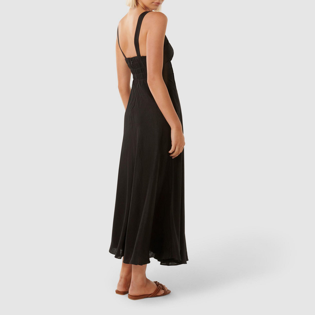FOREVER NEW Jamilla Panelled Midi Dress
