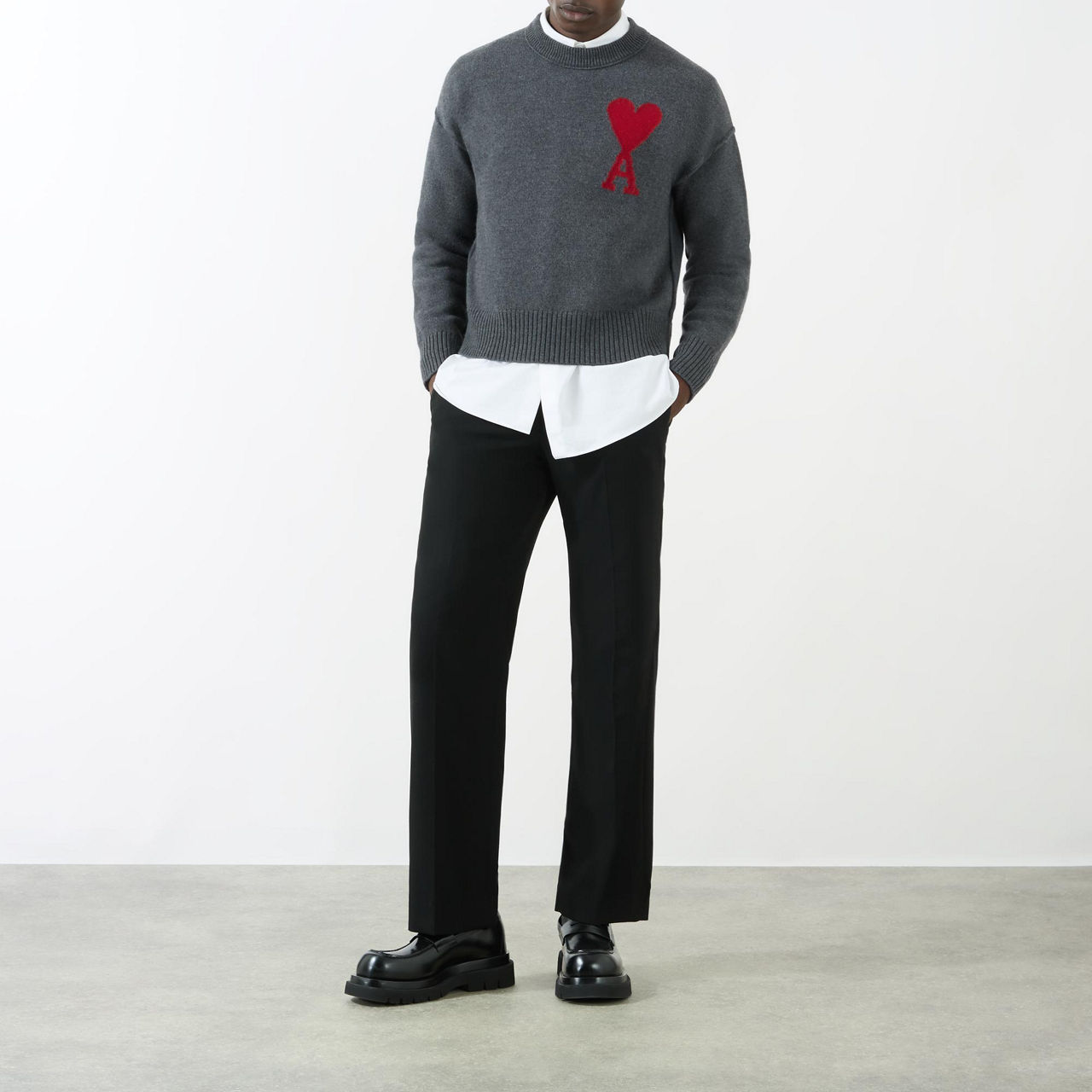 AMI Ami De Cour Logo Sweater