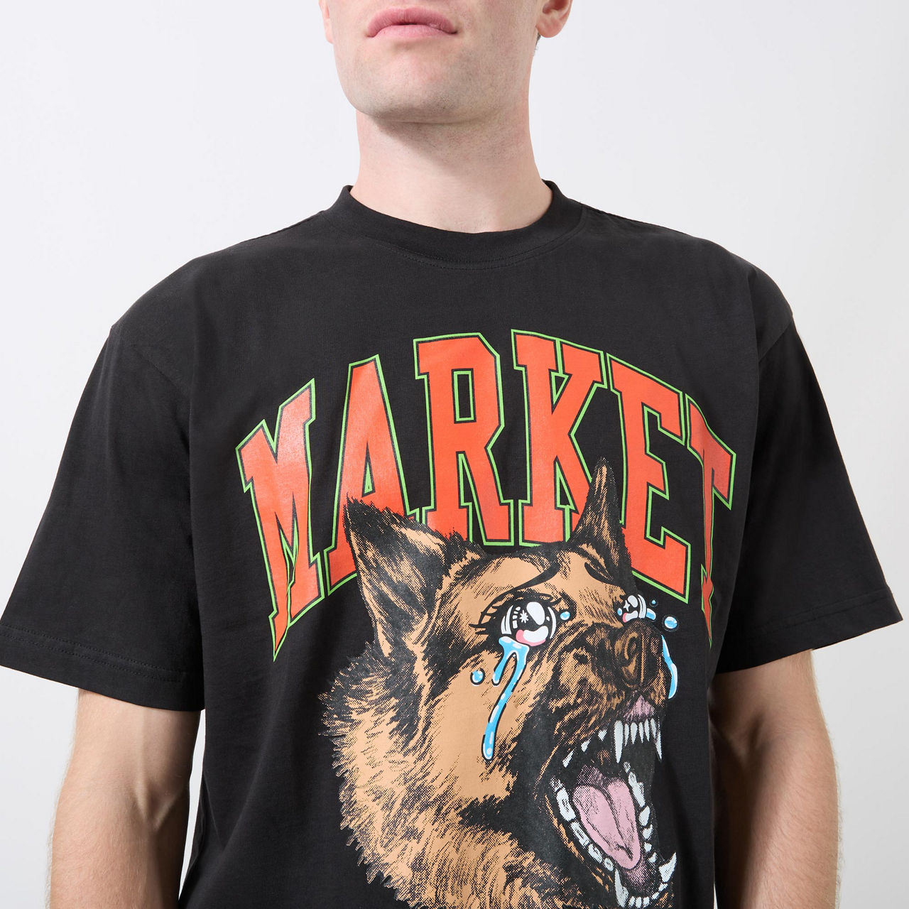 MARKET Beware Crying Logo T-Shirt