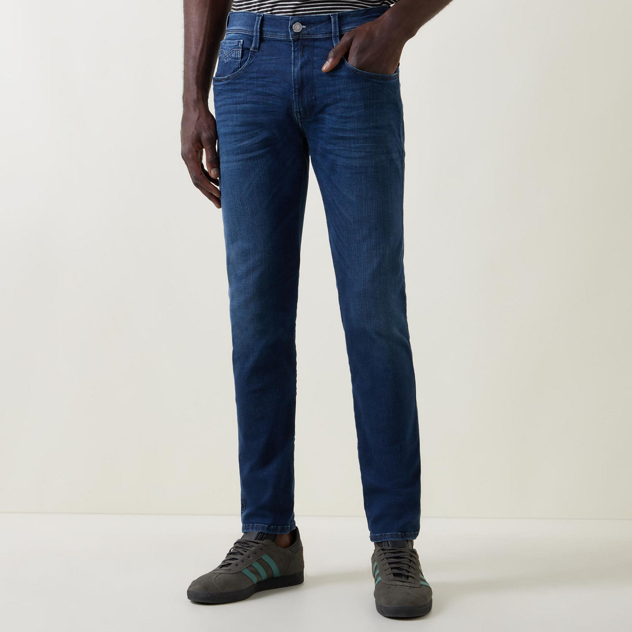 REPLAY Anbass Hyperflex Cloud Slim Leg Jeans