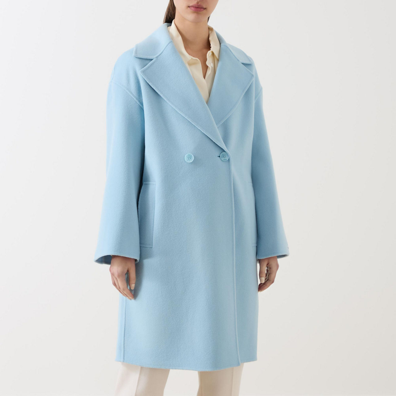 MARELLA Nandina Double-Breasted Wool Coat