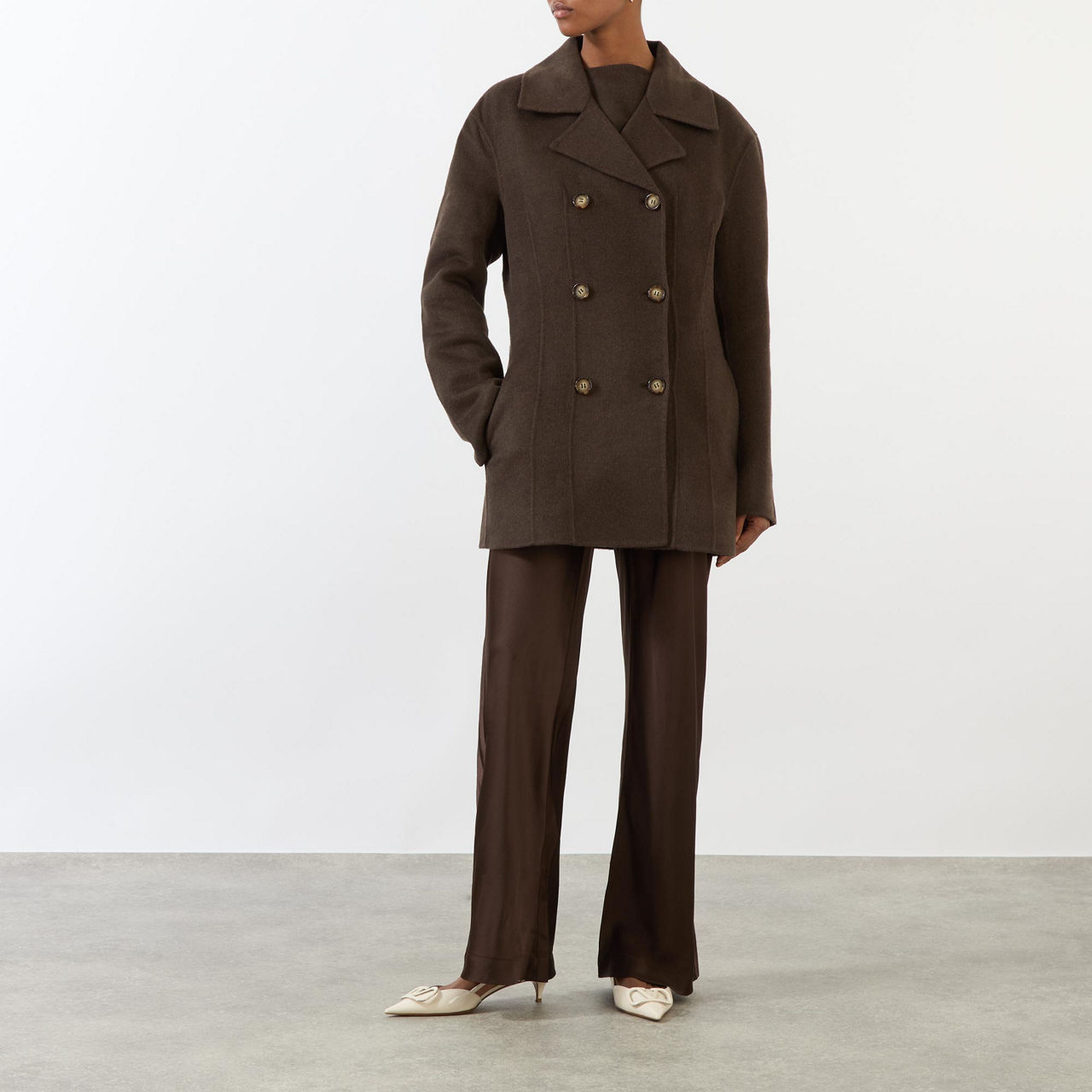 TOTEME Double-Breasted Structured Jacket