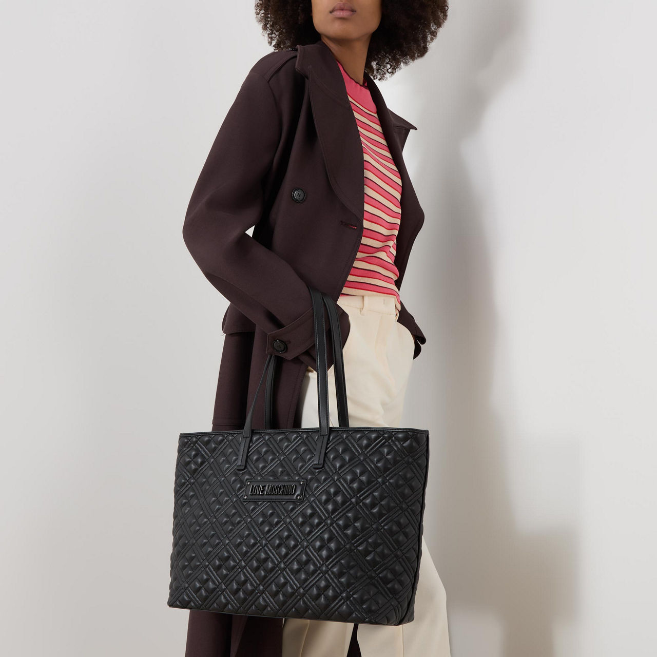 Quilted Logo Tote