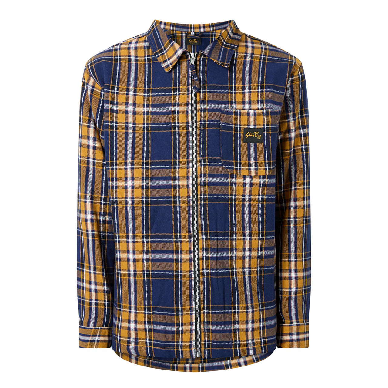 STAN RAY Plaid Flannel Zip-Up Overshirt
