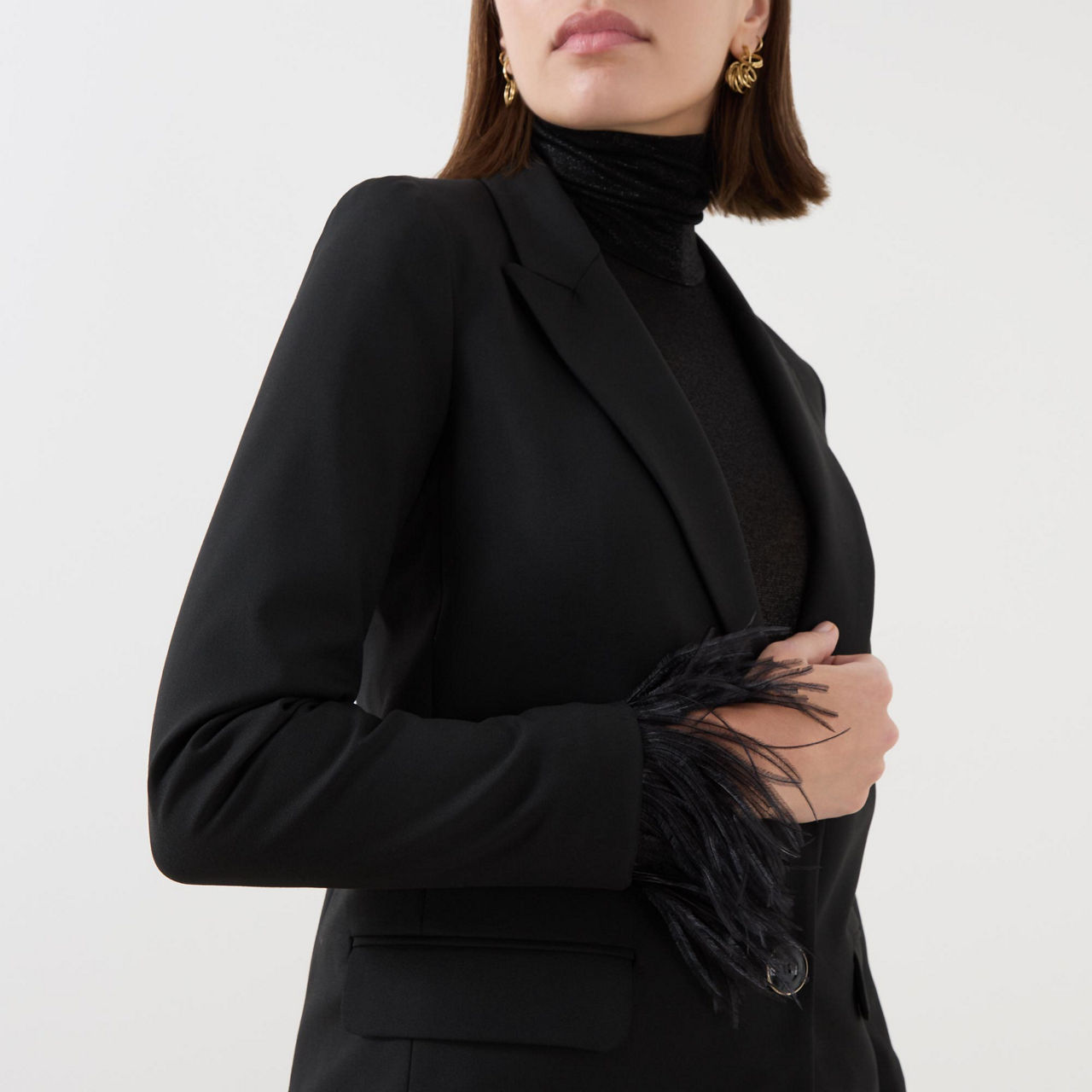 MARELLA Cecco Feather-Cuff Blazer