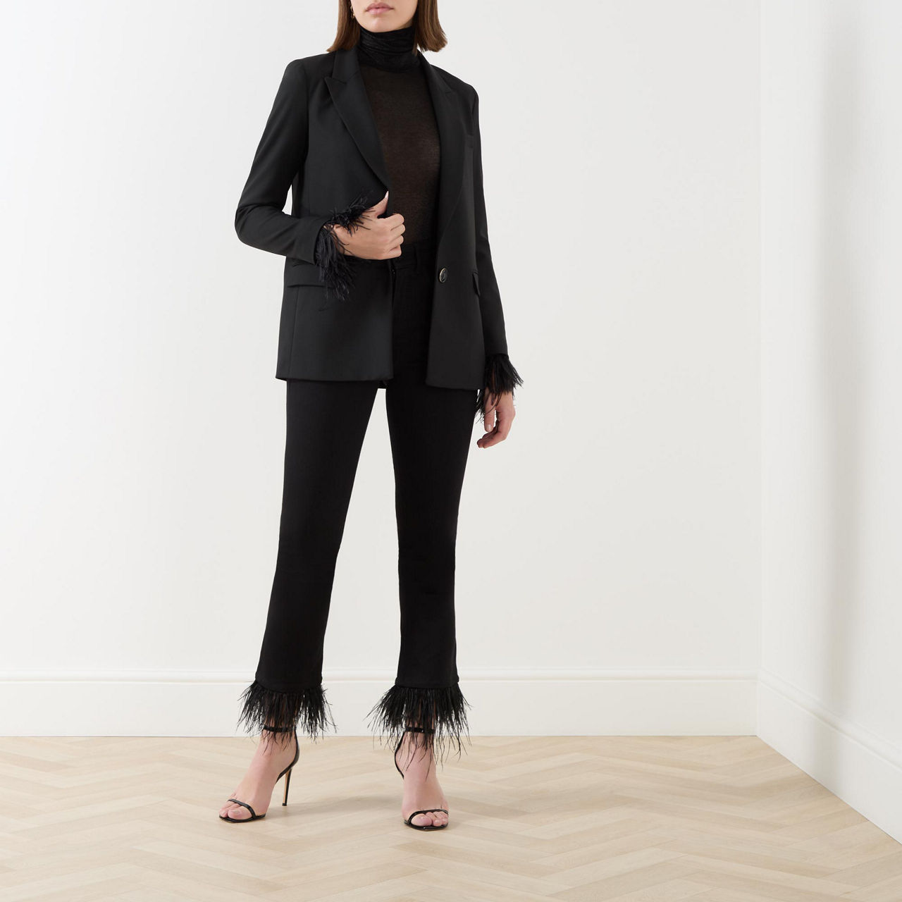 MARELLA Cecco Feather-Cuff Blazer