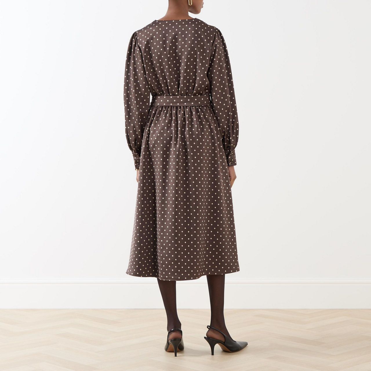 MARELLA Tabella Polka Dot Wrap Dress