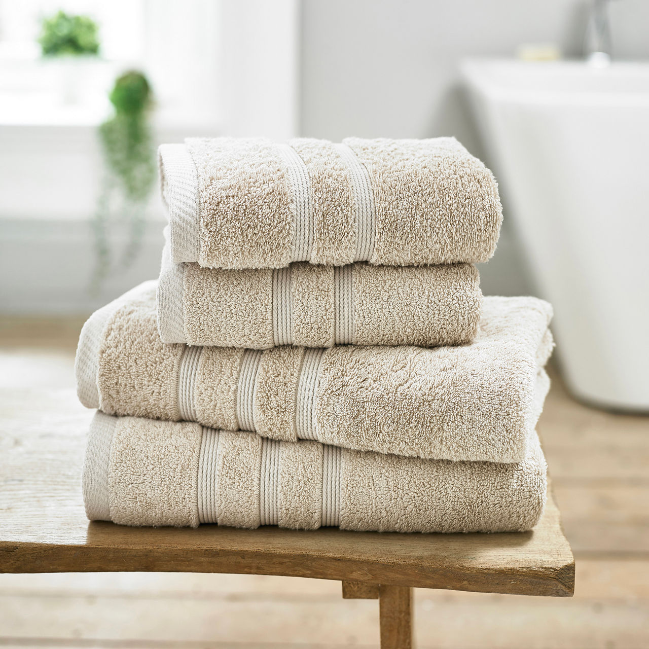 Cotton Luxe Towel Stone