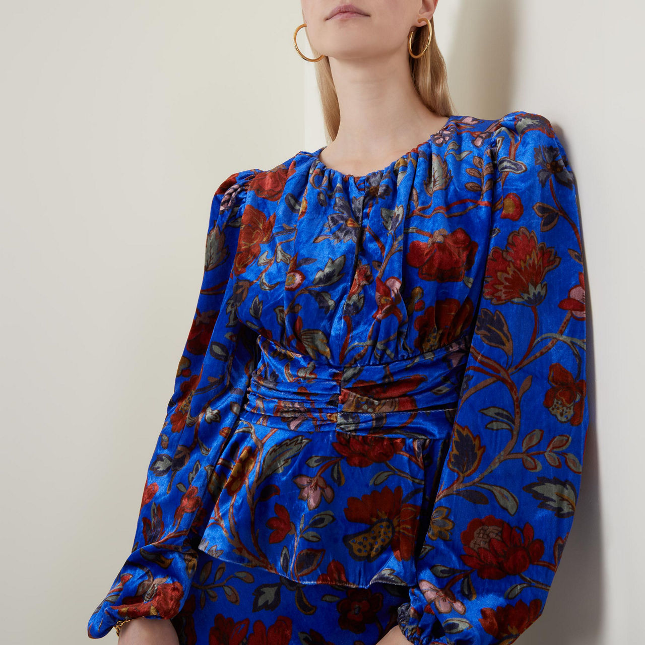 RHODE Aileen Rose-Print Top