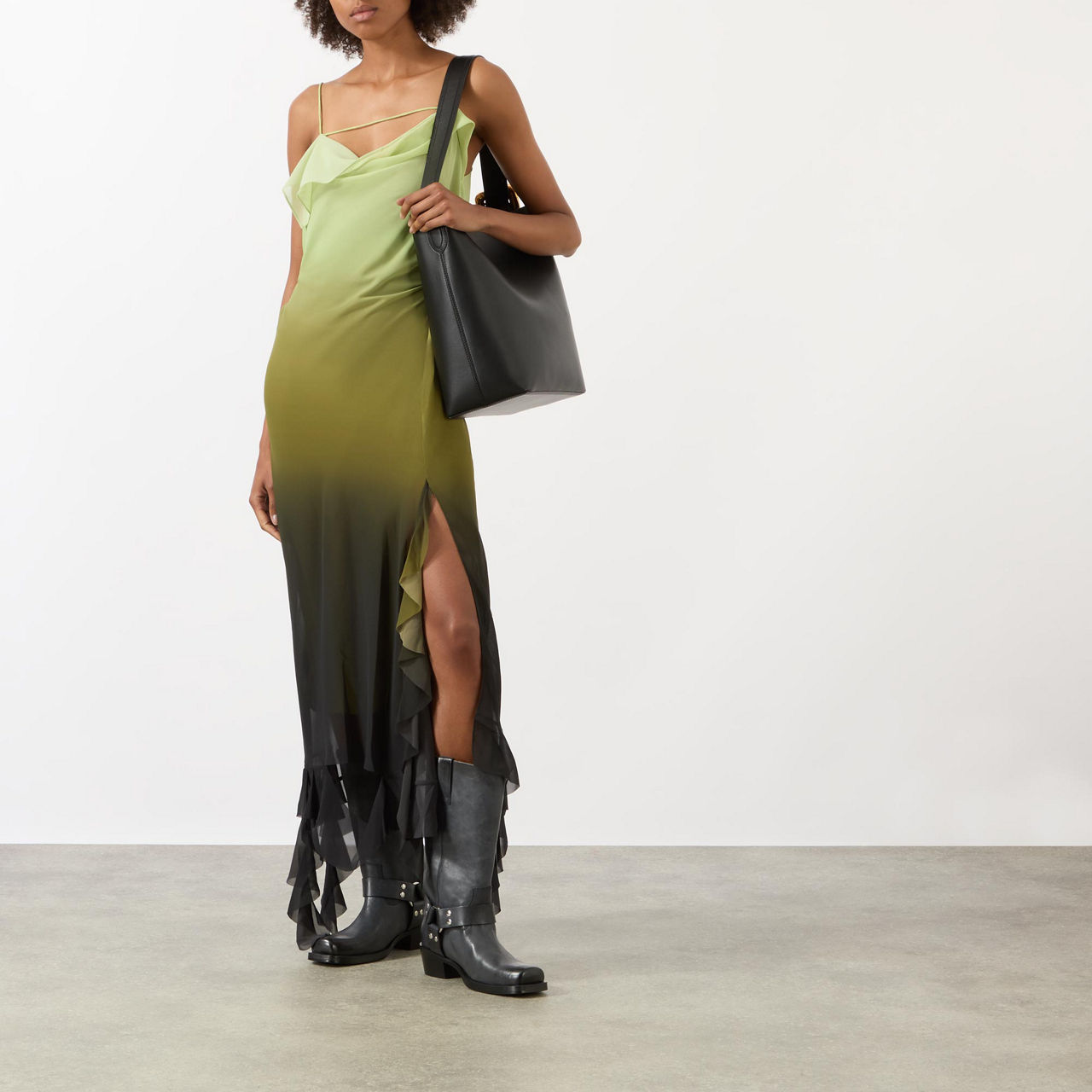 ACNE STUDIOS Ruffle Strap Dress