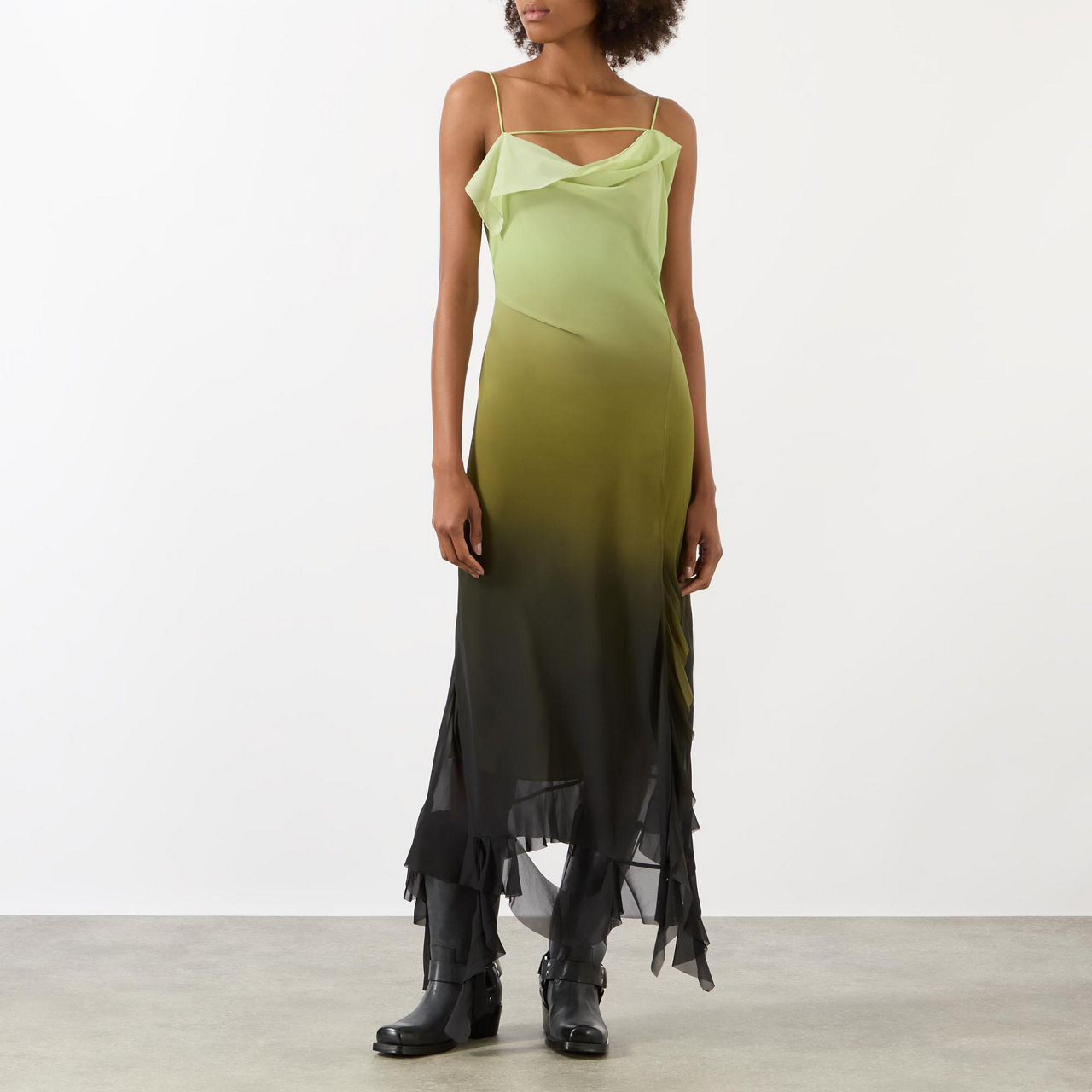 ACNE STUDIOS Ruffle Strap Dress