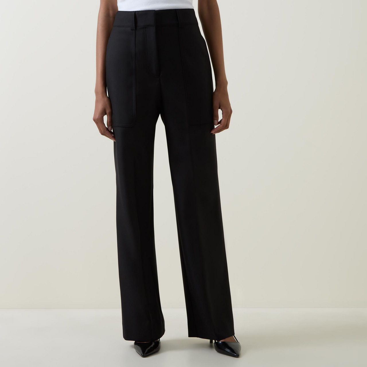 BOSS Teleah Straight Trousers