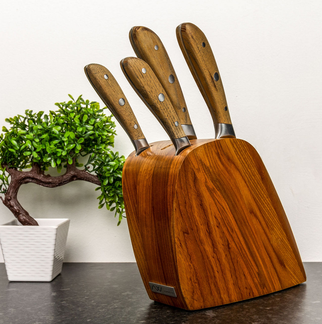 Ashwood 6 Piece Knife Block Set