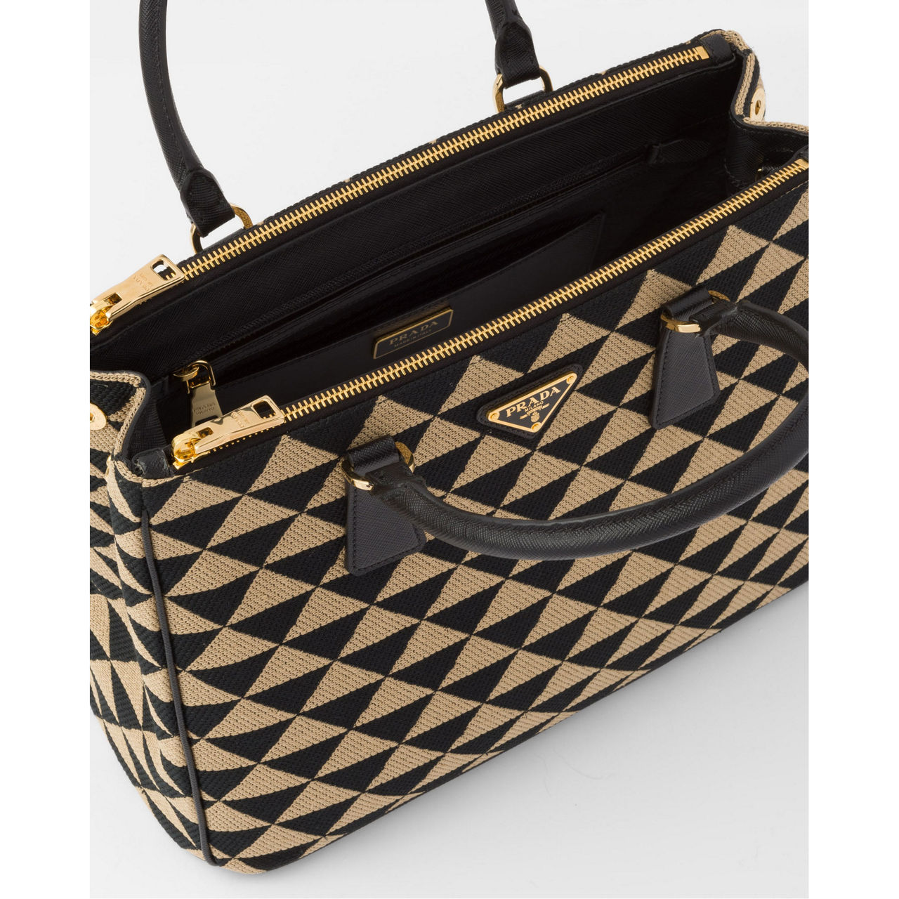 PRADA Medium Prada Symbole Embroidered Tote