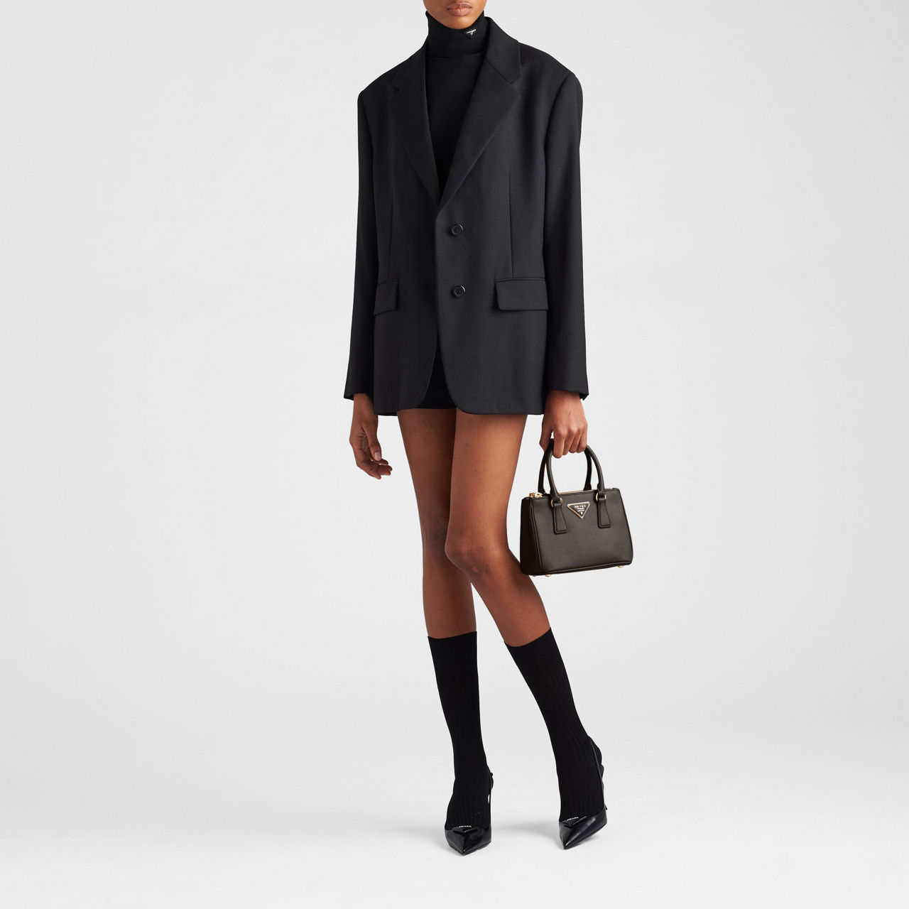 PRADA Mini Galleria Saffiano Leather Tote