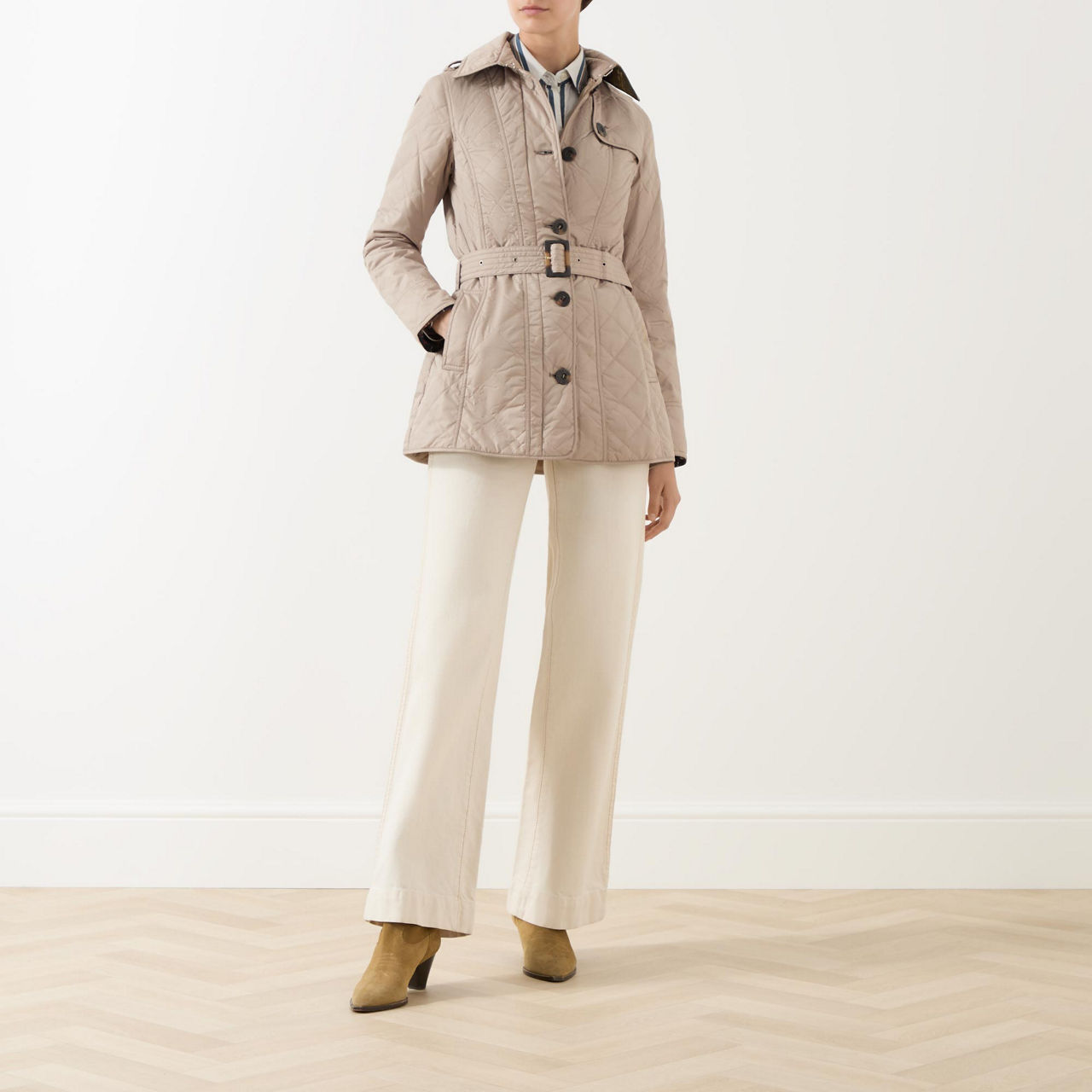 BARBOUR Timmel Belted Quilted Jacket