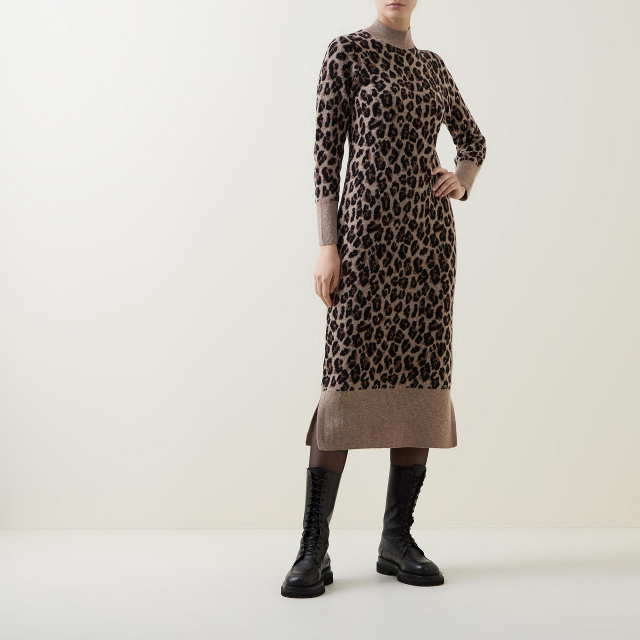 BARBOUR INTERNATIONAL Agusta Knitted Midi Dress