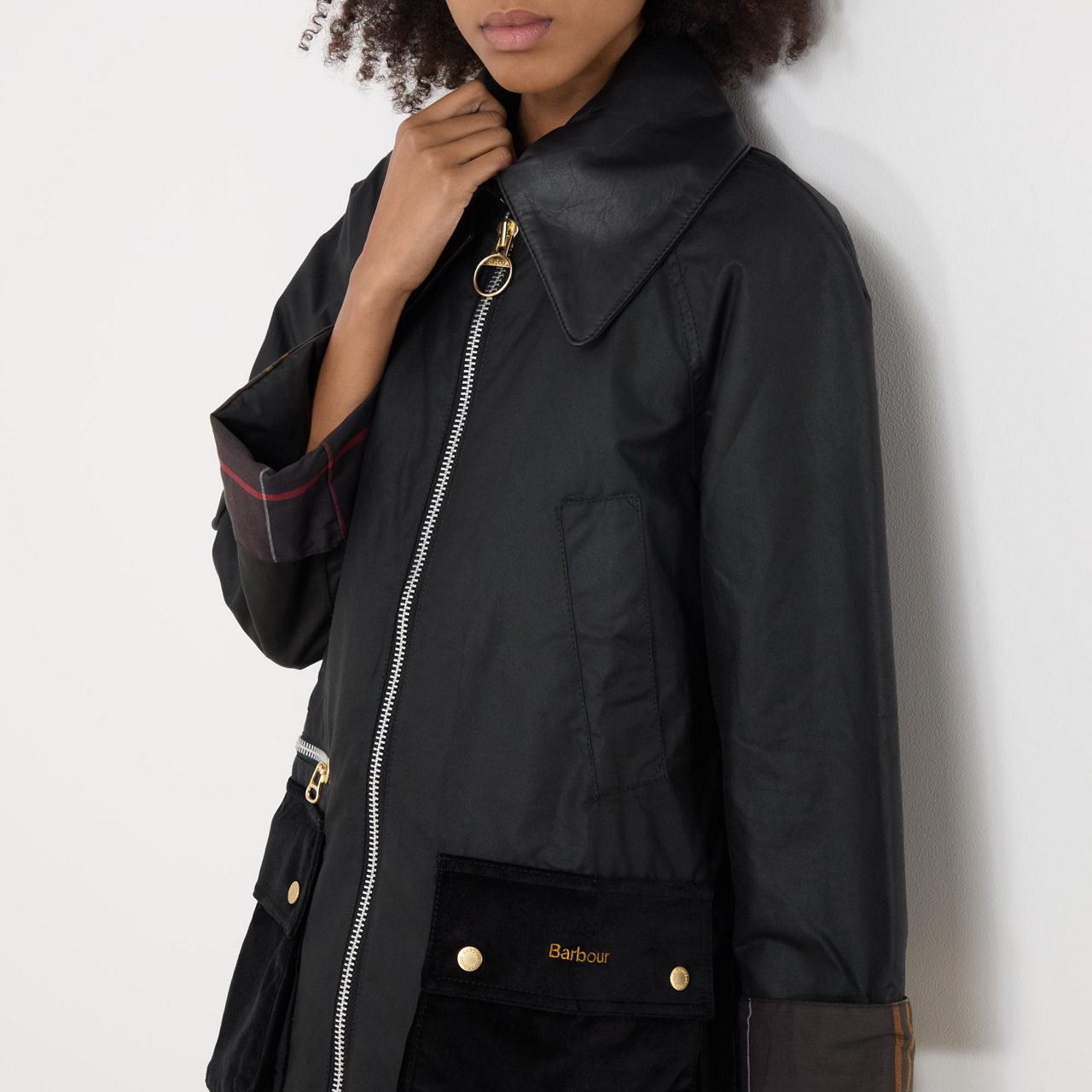 BARBOUR Gunnerside Waxed Zip-Through Jacket