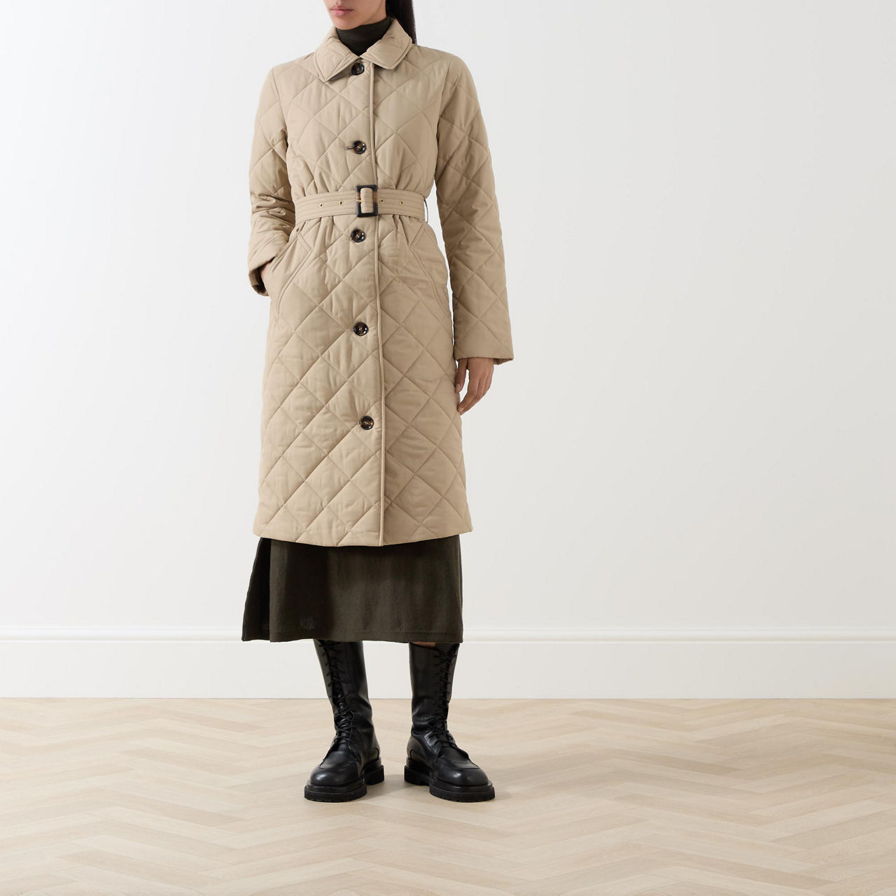 Cordelia Quilted Belted Jacket