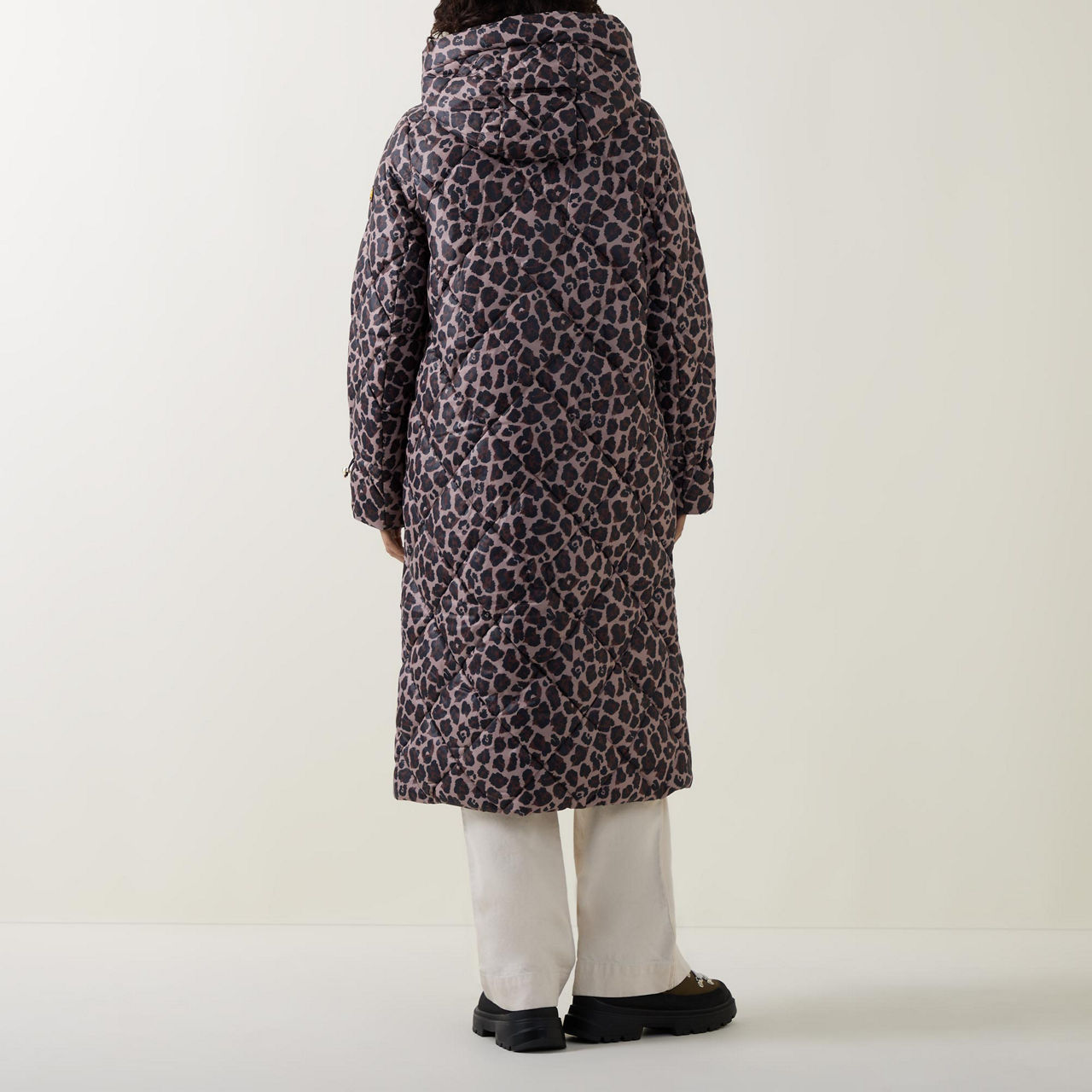 BARBOUR INTERNATIONAL Boulevard Leopard Quilted Jacket