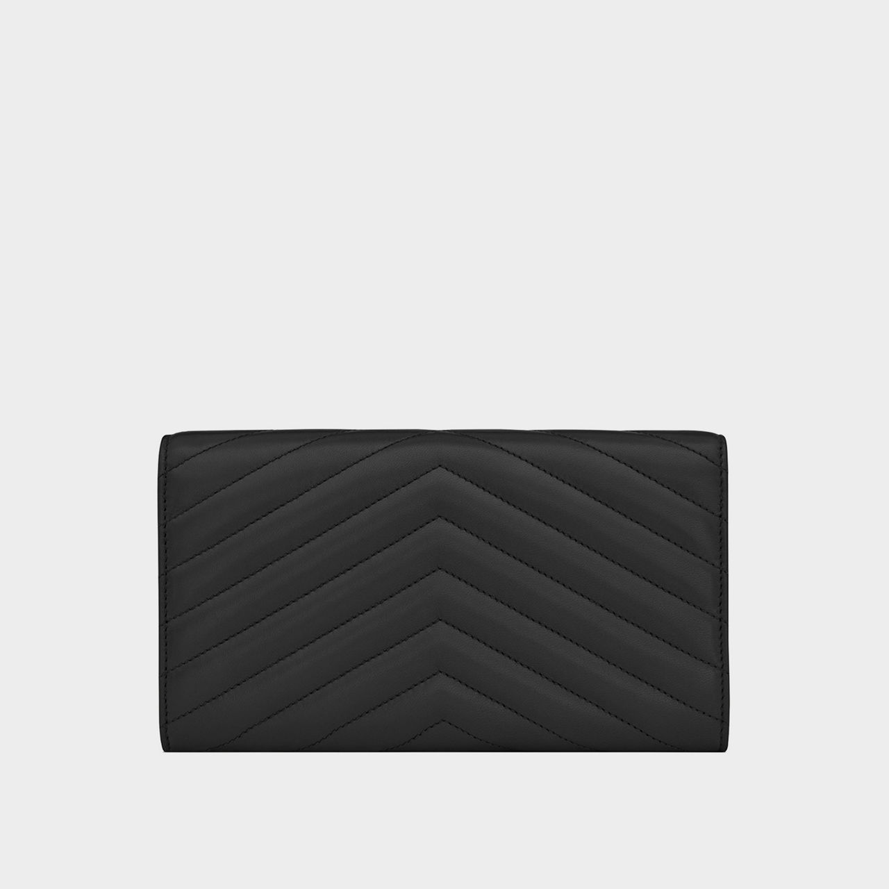 SAINT LAURENT Cassandre Matelassé Large Leather Flap Wallet