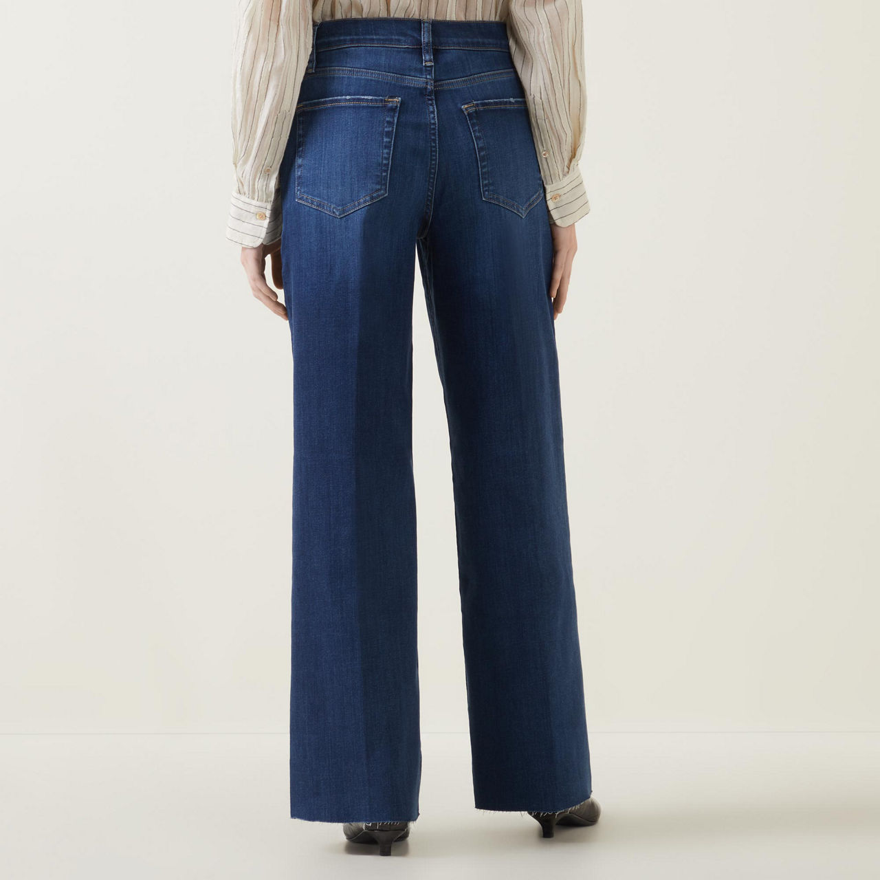 FRAME Le Slim Wide Leg Palazzo Jeans